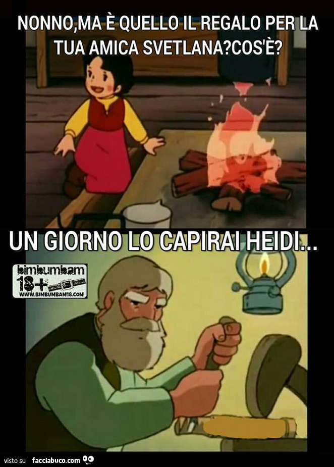 Tutti i meme su Nonno di Heidi - Facciabuco.com