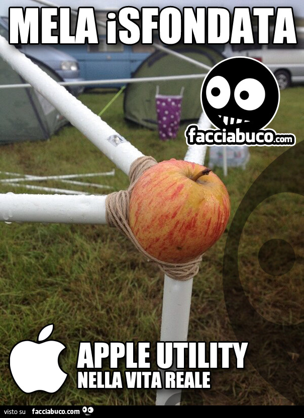 Mela iSfondata. Apple utility nella vita reale - Facciabuco.com