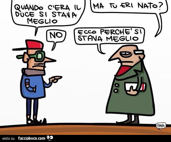 Tutti i meme su Benito Mussolini - Facciabuco.com